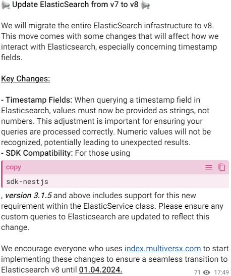 📢 Update Elasticsearch From V7 To V8 📢 Relrondnetwork