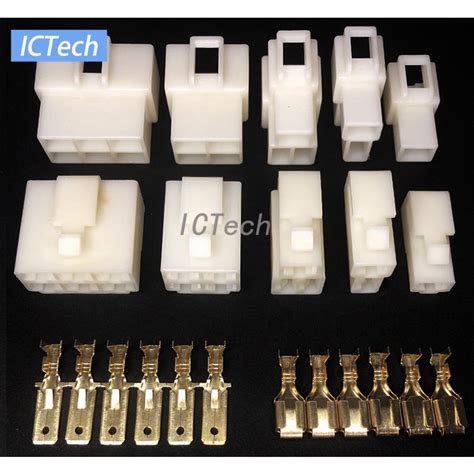 5set 6 3mm Male Female Socket Plug Connector Terminal Socket For Motorcycle Car Automobile 1pin