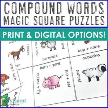 Compound Words Distance Learning ELA Or Literacy Google Slides