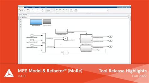 Tool Release MES Model Refactor MoRe V 4 0 YouTube