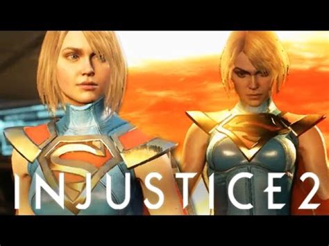Injustice New Supergirl Gameplay Breakdown P Fps Injustice Gods Among Us Youtube