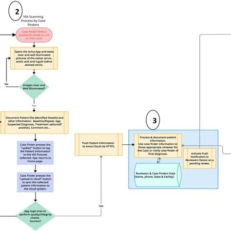 The Flowchart Of Cervical Cancer Screening Using The Aviva Software To