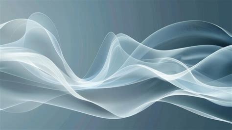 Modern Gray Wave Background With Abstract Curves And Subtle Gradients