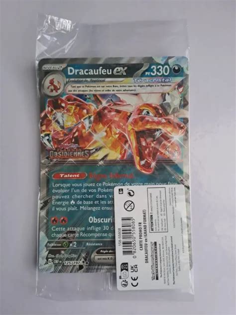 CARTE POKÉMON DRACAUFEU EX Jumbo Flammes Obsidiennes 125 197 EUR 15 00