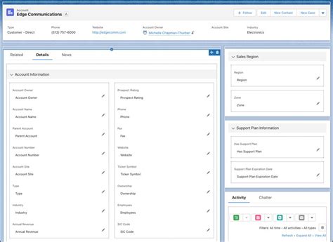 customize record pages unit salesforce trailhead