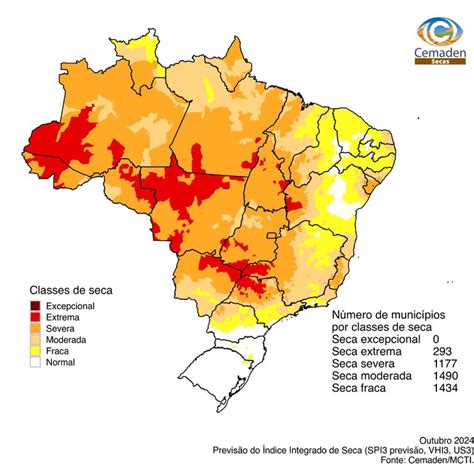 Número De Municípios Em Situação De Seca Extrema Deve Subir 3564 Em
