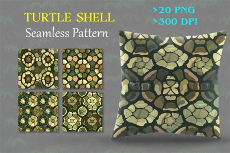 Turtle Shell Seamless Pattern Graphic By Ahirabrar · Creative Fabrica