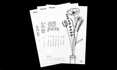 Calendario Descarga Gratis Behance