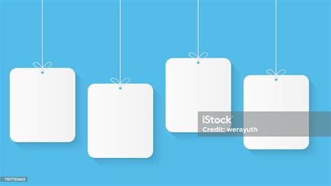 푸른 하늘에 구름 종이 예술 공간을 복사합니다 연설 거품 화이트 빈 매달려 0명에 대한 스톡 벡터 아트 및 기타 이미지 0명 공란 공유 개념 Istock