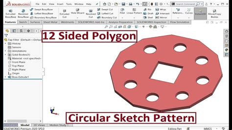 Solidworks Tips Tutorials Model Tap Filter Solidworks Tutorial Linear Pattern