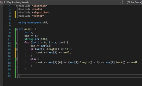 Stuck On This Problem 71a Way Too Long Words Code Forces Rusaco
