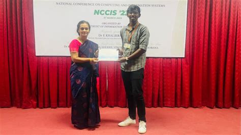 Jayasurya Karthikeyan On Linkedin Bestpaper Firstconfernce Presentation Gratitude Excited