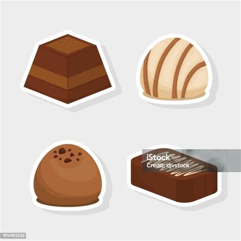 巧克力圖示設計向量圖形及更多theobroma圖片 Theobroma 一片 上癮 Istock