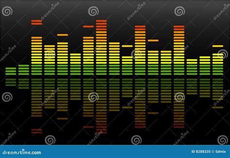 The Vector Equalizer Abstract Background Stock Vector Illustration Of