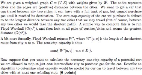 Solved We Are Given A Weighted Graph G V E With Weights Chegg