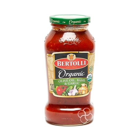 Bertolli Organic Olive Oil Basil And Garlic Pasta Sauce 24 Oz Lazada Ph