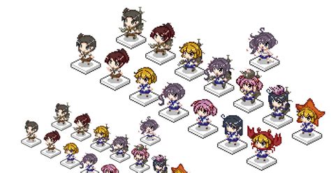 艦これ 艦これドット絵 綾波型＋アイコン 灰色ぐまのマンガ 艦隊これくしょん ドット絵 アイコン Pixiv
