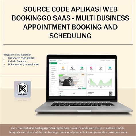 Jual Source Code Aplikasi Web Bookinggo Saas Multi Business