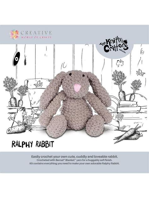 Knitty Critters Crochet Kits Ralphy Rabbit