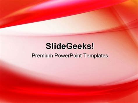 Red Abstract PowerPoint Template