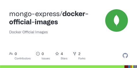 Github Mongo Expressdocker Official Images Docker Official Images