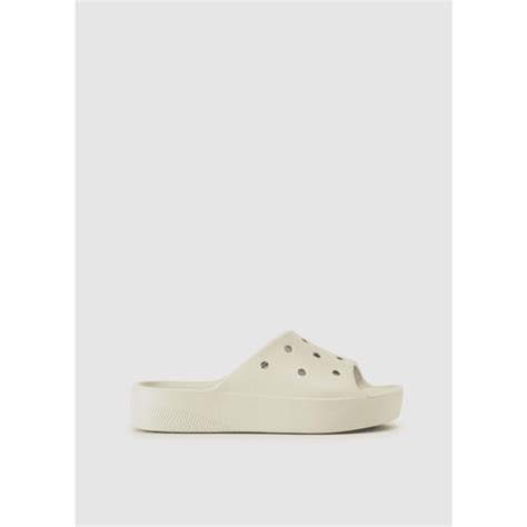 Crocs™ S Classic Platform Slide In White Lyst