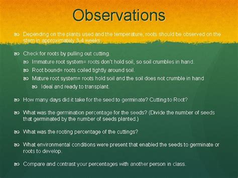 Plant Propagation Lab Asexual And Sexual Reproduction Purpose
