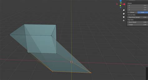 move multiple vertices relative to last one selected not via median