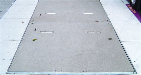 Slip Resistant Vault Covers Provide Safety For Pedestrians And Vehicle