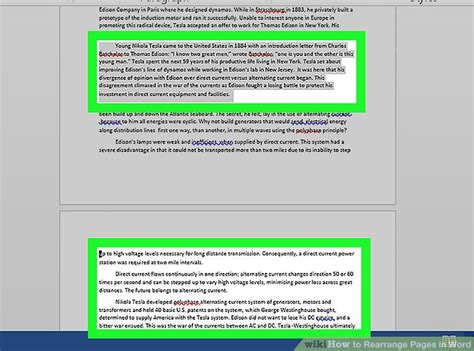 How To Rearrange Pages In Word 8 Steps With Pictures