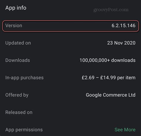 How To Find Out What Version Of An Android App Youre Running