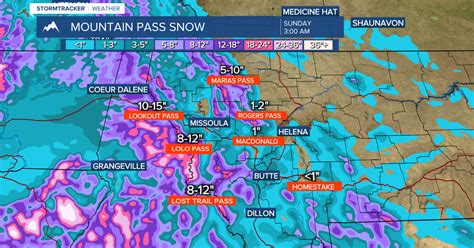 Heavy Mountain Snow Friday Night Through Sunday