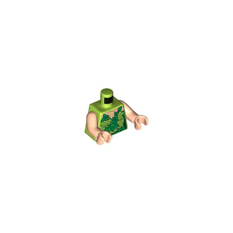 Lego Poison Ivy With Lime Green Suit Torso Without Arms 973 Comes In