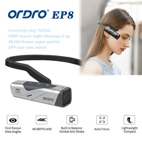 Ordro M3 5k Palmcorder Big Battery With Ir Night Vision Travel Vlog