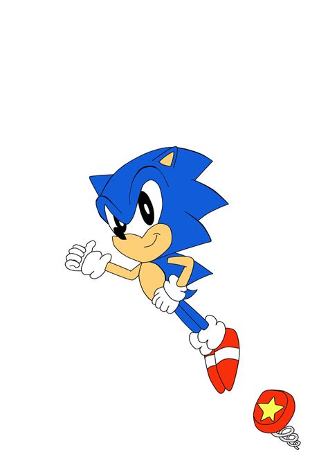 Sonic Bouncing Off Into A New Adventure By Classicsonicsatam On Deviantart