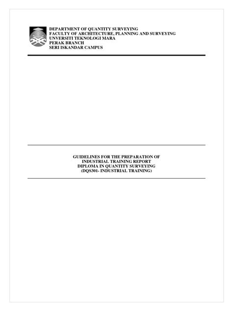 Guideline Uitm Intern Pdf Citation Data Analysis