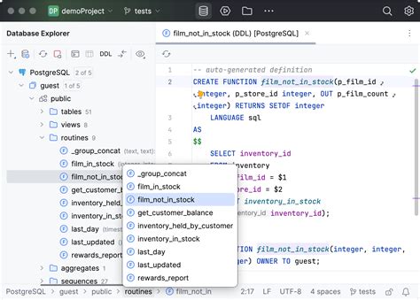New Ui Datagrip Documentation
