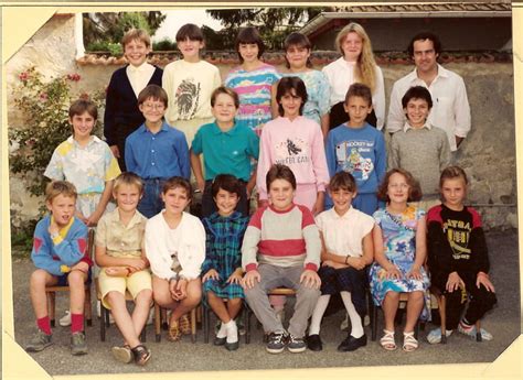 Photo De Classe Classe De Cm2 De 1987 école Primaire Copains Davant
