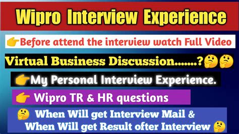 Hr Interview Questions Wipro At Donald Mcmillan Blog