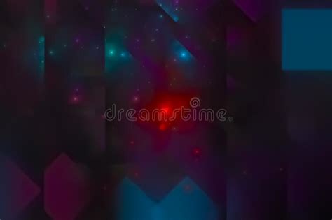 Abstract Digital Fractal Fantasy Gleams Celebration Shape Glowing