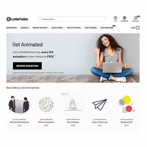LottieFolder Lottie Rive Animation Marketplace