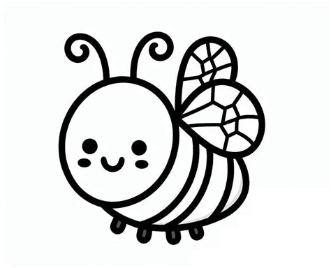 Desenhos De Uma Abelhinha Fofa Para Colorir E Imprimir Colorironlinecom