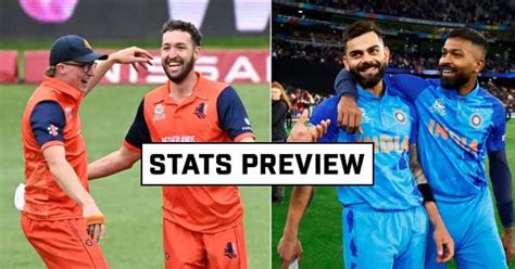 T20 World Cup 2022 India Vs Netherlands Stats Preview