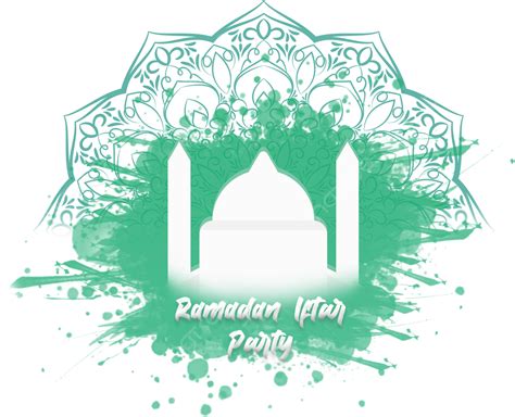 모스크와 Iftar 파티 일러스트 초대장 Png 이슬람교 이슬람교도 파티 Png 일러스트 및 Psd 이미지 무료 다운로드