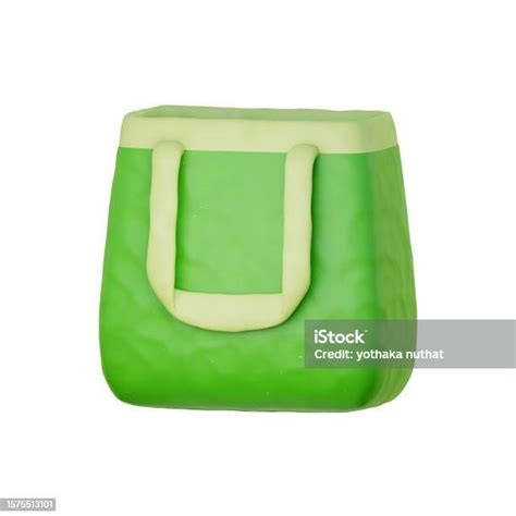 재활용 기호가 있는 3d 녹색 쇼핑백 세계 환경의 날 친환경 만화 스타일 3d 렌더링 0명에 대한 스톡 사진 및 기타 이미지 Istock