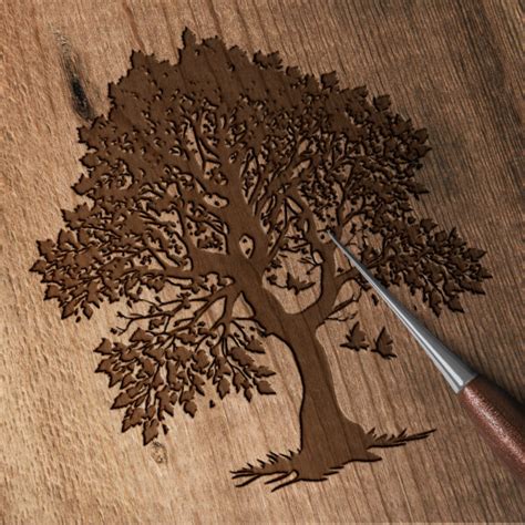 Maple Tree Svg File For Cricut Silhouette Laser Machines