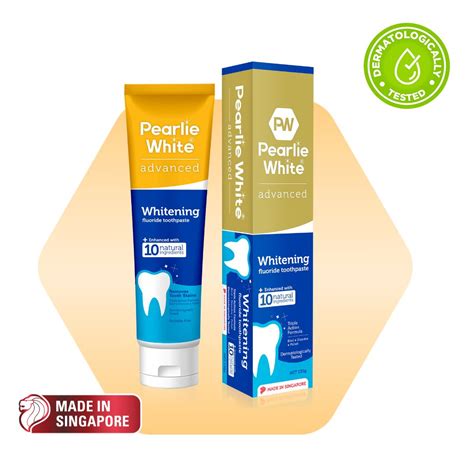 Pearlie White Advanced Whitening Fluoride Toothpaste 130gm Absorba