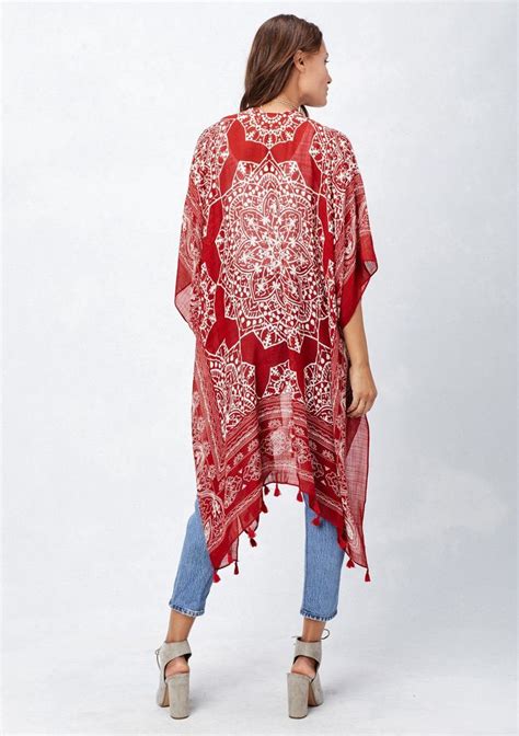 Sheer Bohemian Kimono Beach Cover Up Lovestitch Beach Kimono