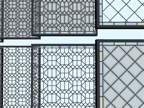 Second Life Marketplace 54 Leaded Glass Textures Seamless Window