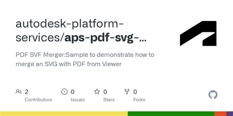 GitHub Autodesk Platform Services Aps Pdf Svg Merger PDF SVF Merger Sample To Demonstrate How
